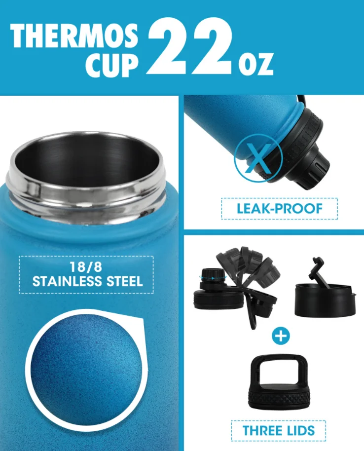 Wholesale Drinking Bottle Aquaflask 22oz 32oz 40oz Insulated Water ...