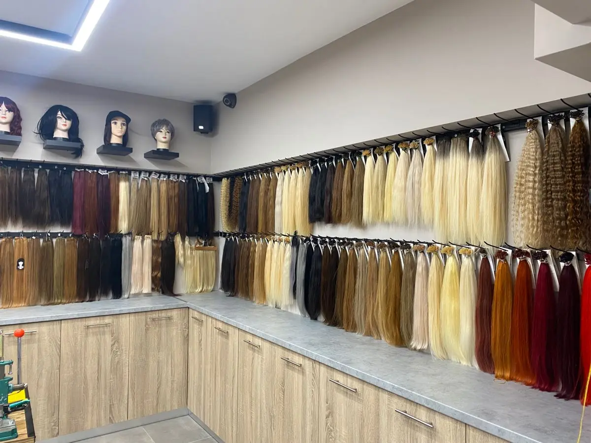 Custom Pink Hair Salon Display Cabinet With LED Lights - Modern ...