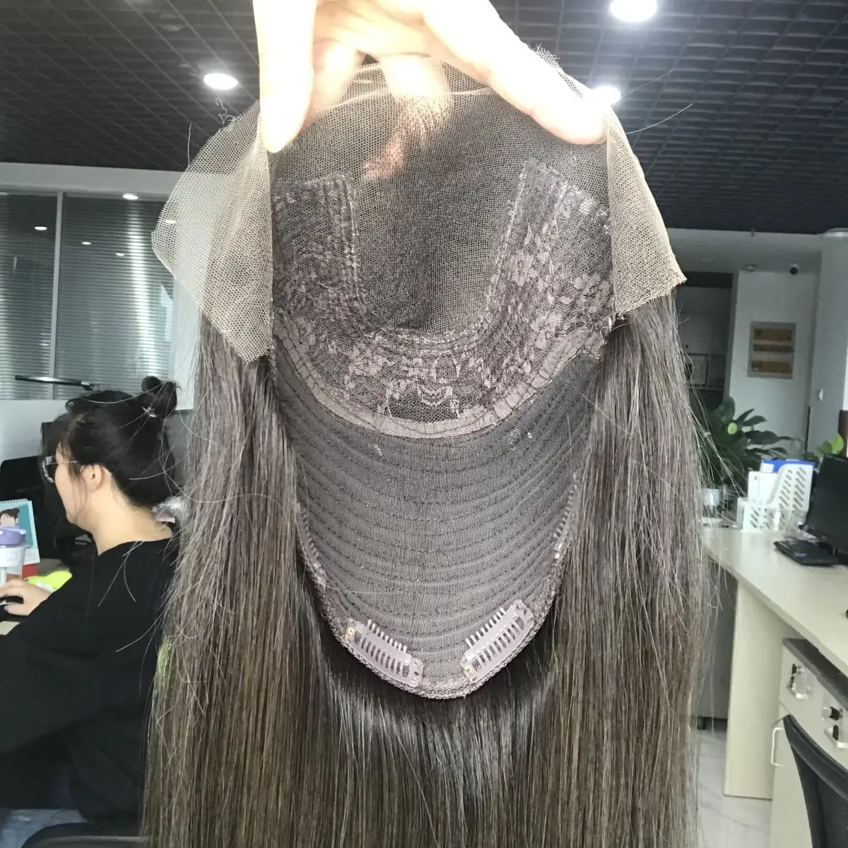 European Virgin Cuticle Aligned Human Hair Natural Color Straight 14 ...