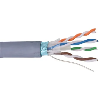 Cat-6 Stp Cable With Pe Insulation And Pvc Double Jacket - Buy Cat-6 ...