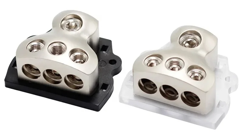 3 Way Power Distribution Block Bus Bar Distribution Terminal Block With ...