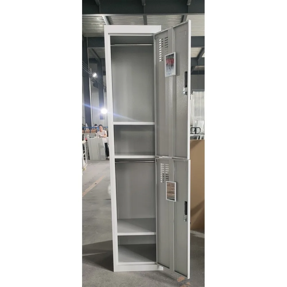Hot Sale Single Two-door Metal Cabinet Storage Locker Staff Locker Gym ...