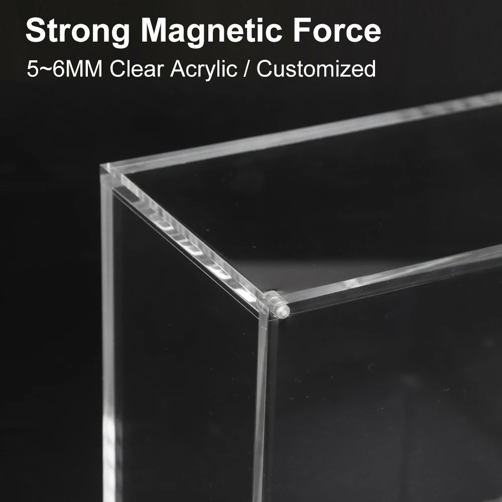 Durable Acrylic Box with Strong Magnet TCG Etb Protection