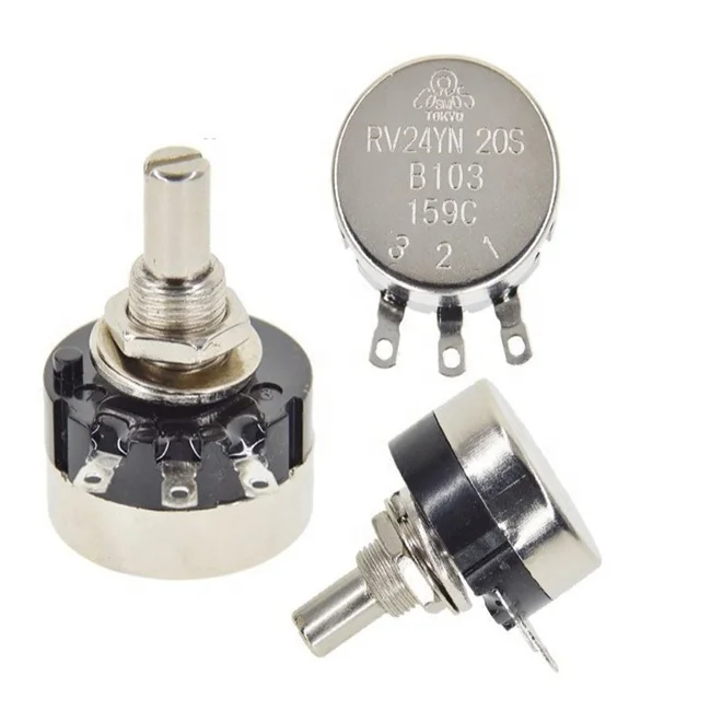 Single-turn Potentiometer Rv24yn20s B201 B501 B102 B202 B502 B103 10k ...