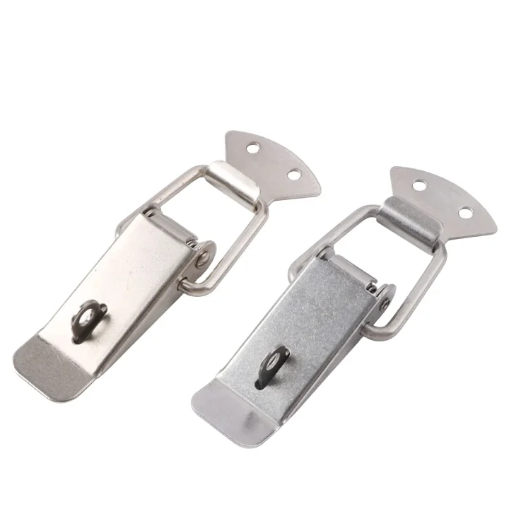 Spring Loaded Toggle Hasp Latch Clamp Lock Strap Trunk Chest Luggage ...