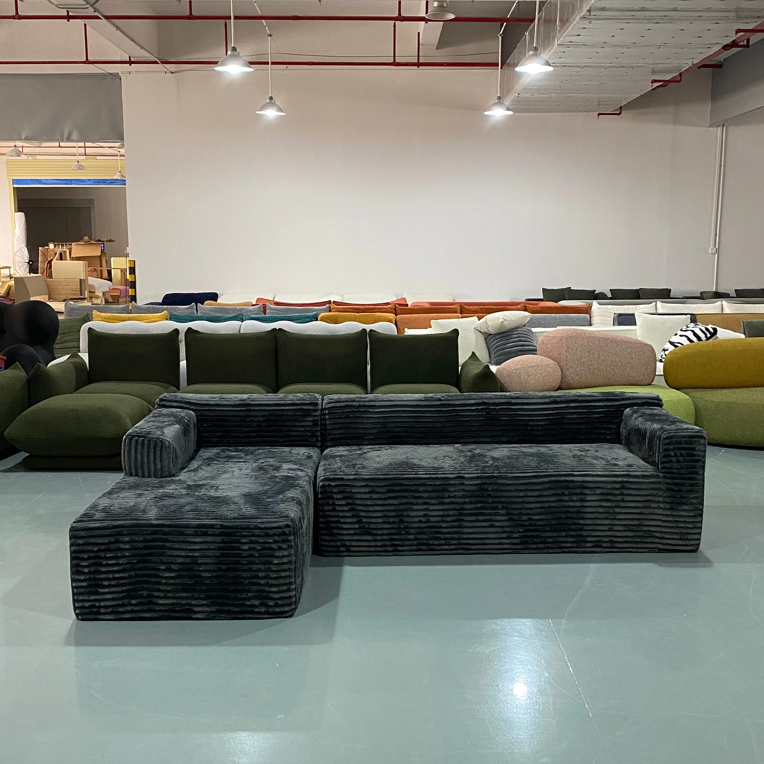 Convertible Compression Packing Sofa L-Shape Compressed sofa set ...