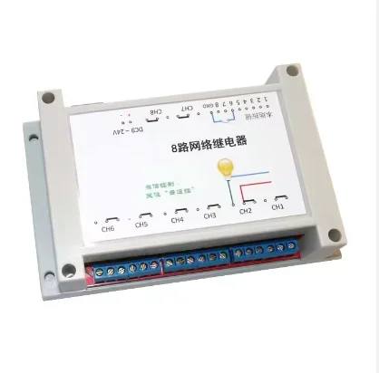 8 Way Ethernet Relay Module - Network Switch Controller
