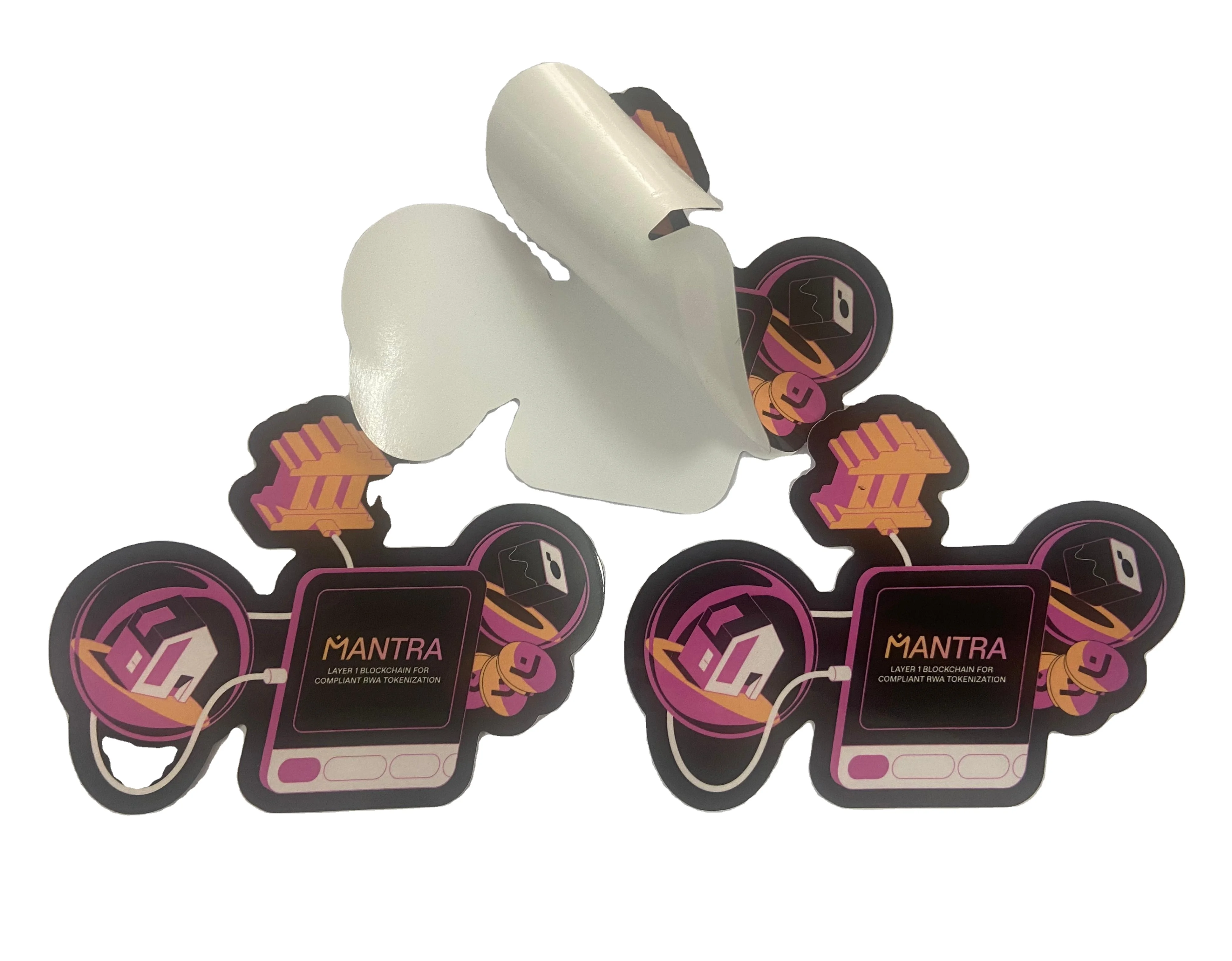 Custom Glossy Finish PP Sticker Anti-scratch Decal Die Cut Pealized ...