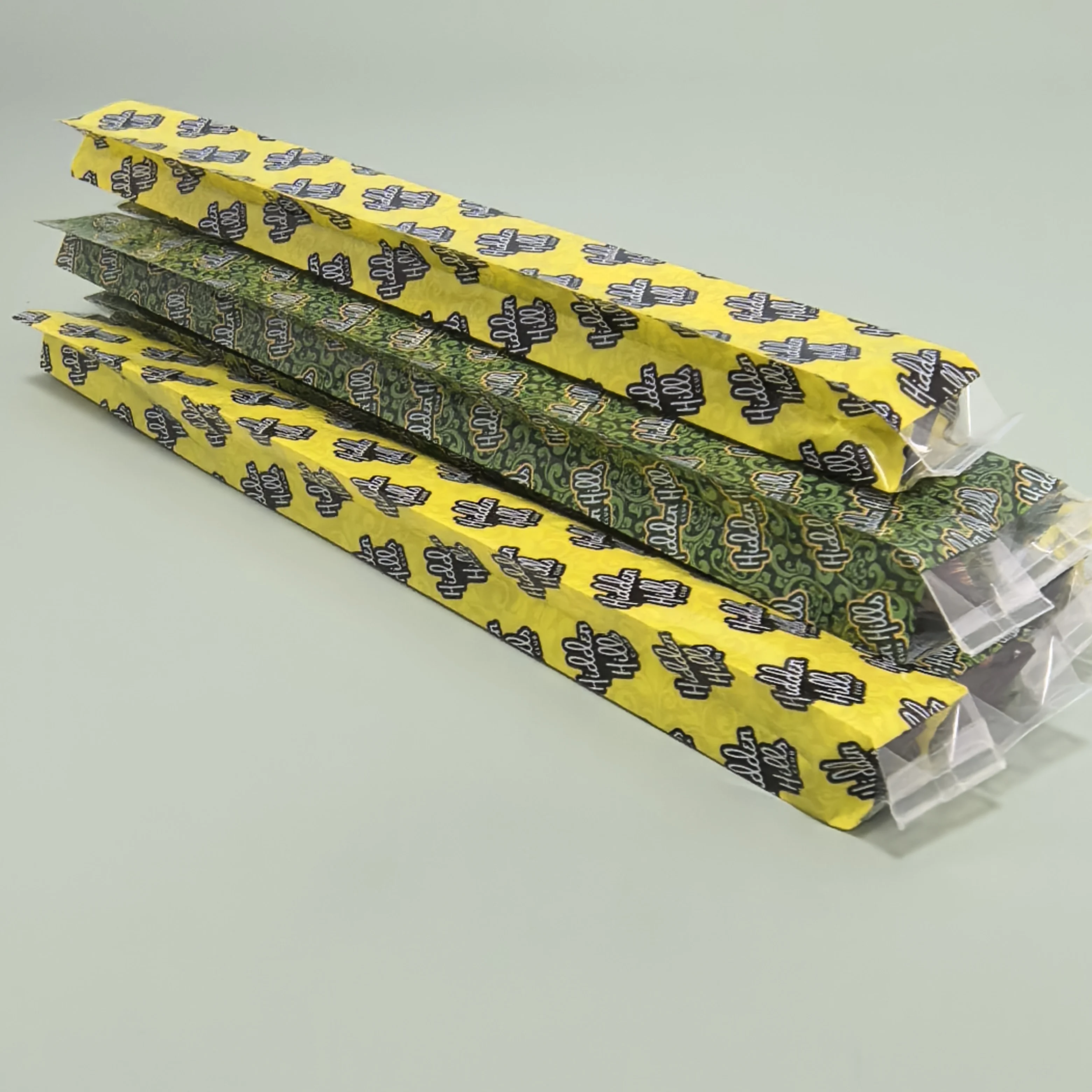 Custom Resealable Tobacco Cigar Grabba Leaf Pouch Bag Clear Ziplock ...