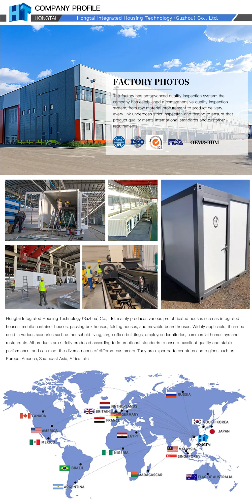 Detachable House Prefab Tiny House Luxury Modular Container House
