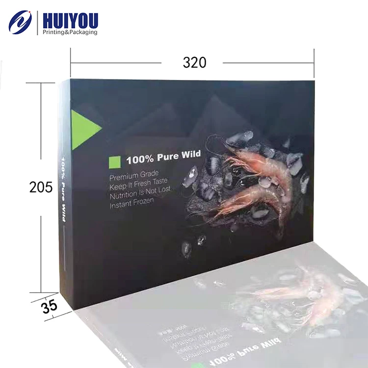 Customizable Seafood Box Shrimp Frozen Seafood Packing Boxes Self ...