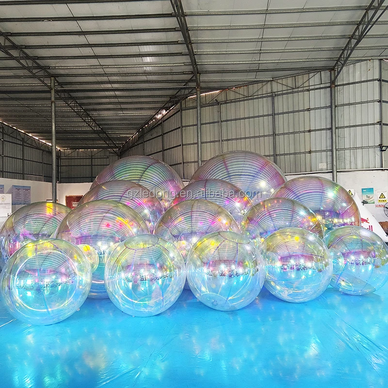 Giant Dazzling Inflatable Mirror Balls for Event Decoration