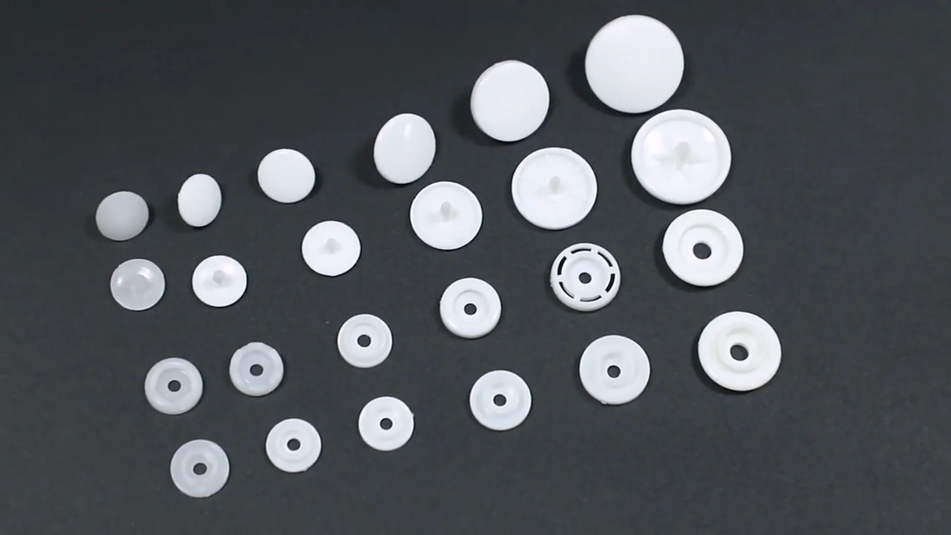Custom Round Press Studs Snap Fastener Plastic Snap Buttons For Clothes ...