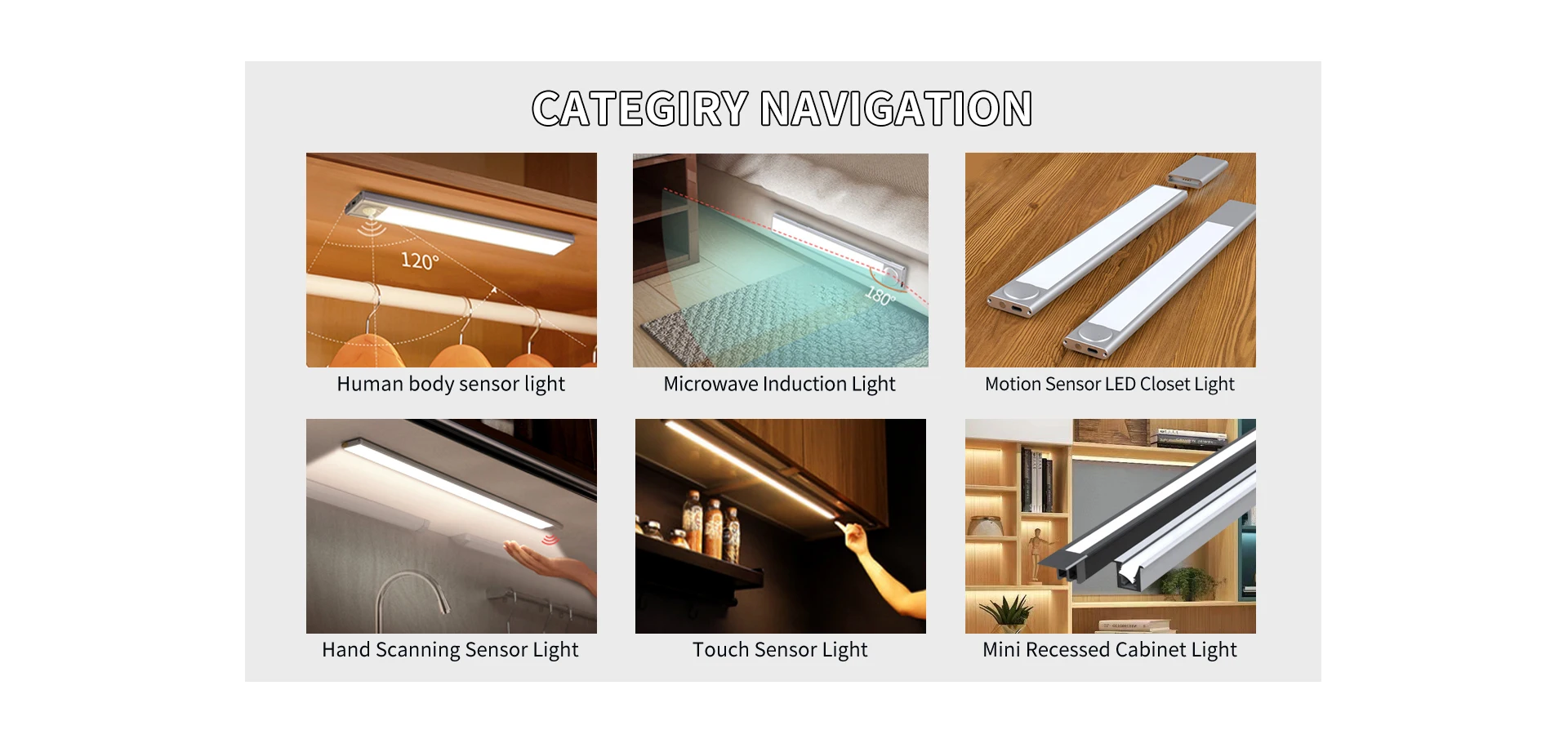 SENWELL LED Motion Sensor Lights - Efficient Indoor Lighting