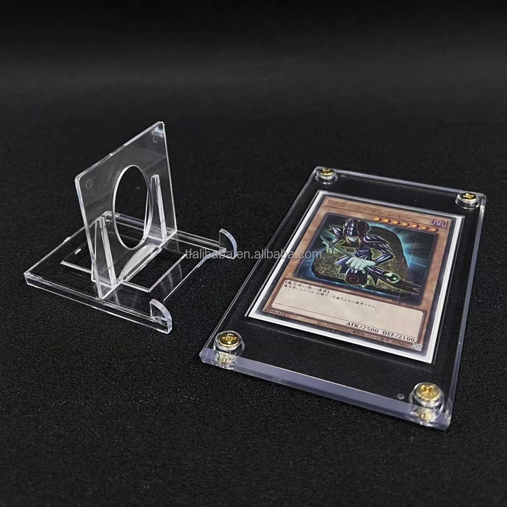 Rambo Acrylic Booster Card Pack Frame Display Case Magnet Locks Holder ...