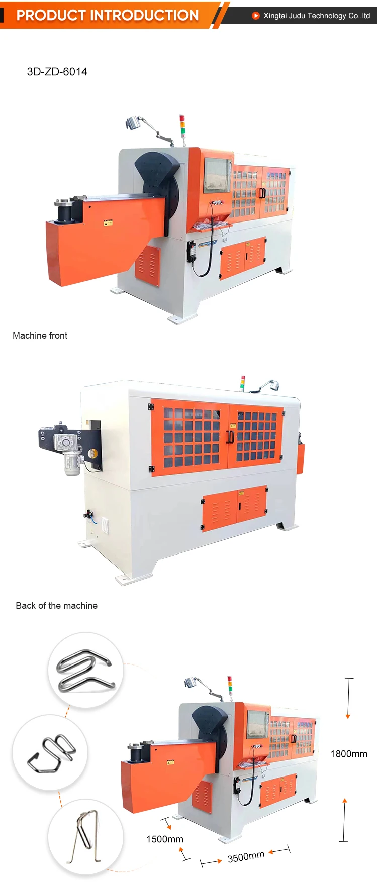 3D Wire Bending Machine for Construction Site Cable Making Machine ...