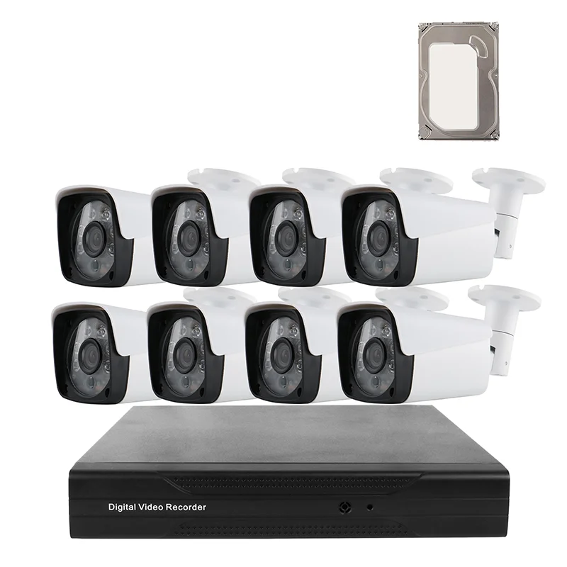 8ch IP WIFI NVR Kit - Outdoor Night Vision Security Cameras
