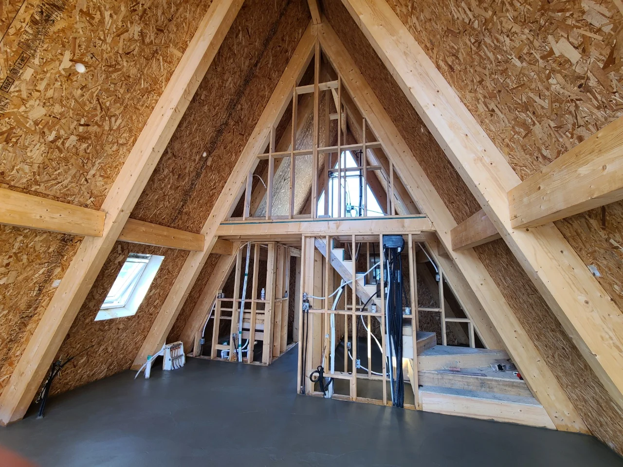 Quacent Luxury Sips A-frame Low-rise Villa Heat-insulated Modular Home ...