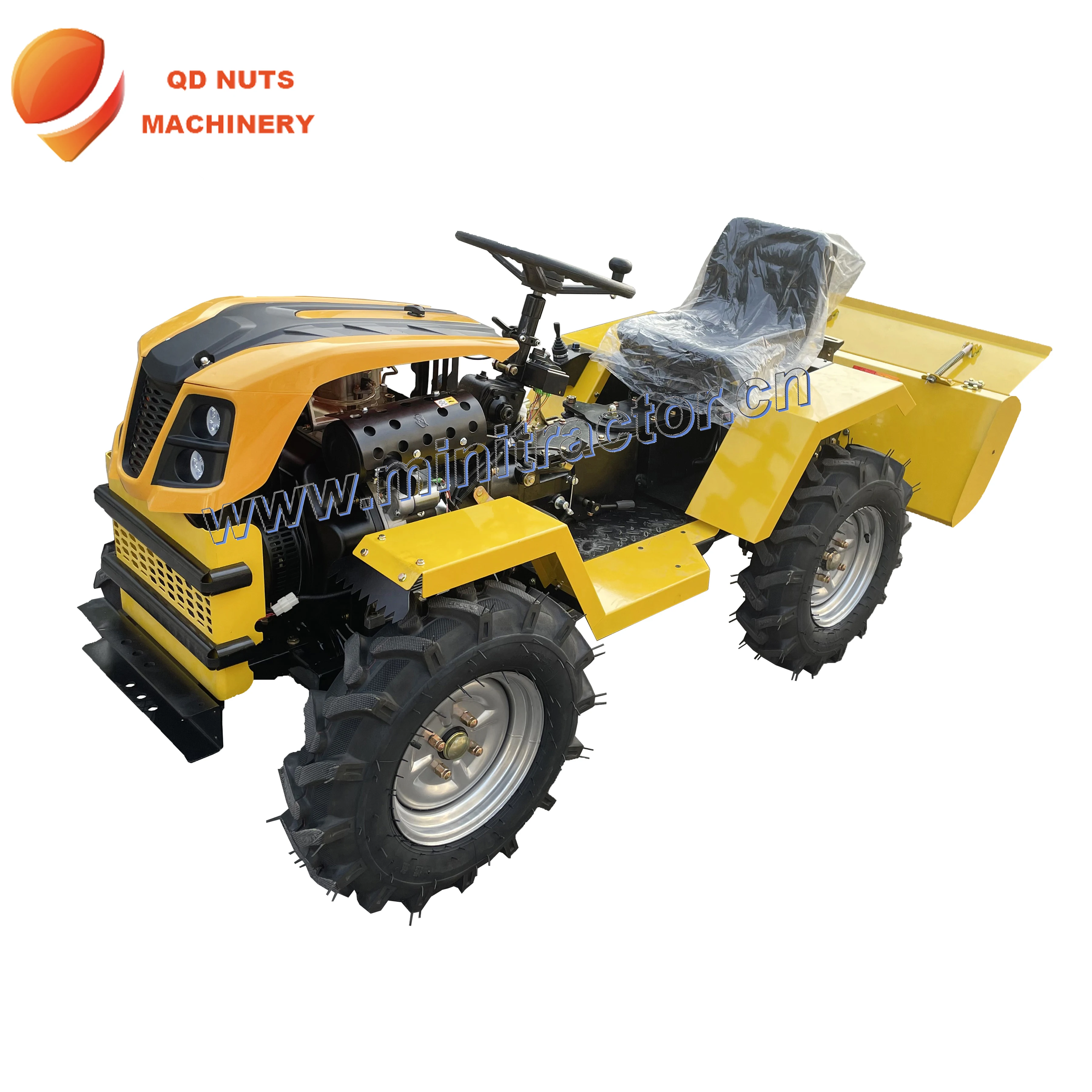 Cheap 18hp Agricultural Farming Tractors Mini Tractor 4x4 for Sale ...