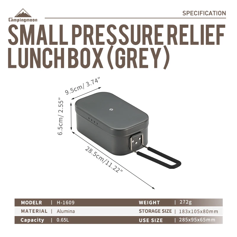 Custom Multi-functional Camping Lunch Box Alumina Lightweight Camping ...