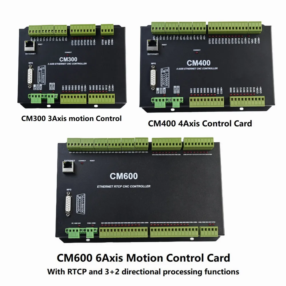 Plc Rtcp Cnc Controller Board 3 4 6axis Cm300 Cm400 Cm600 Power Mill