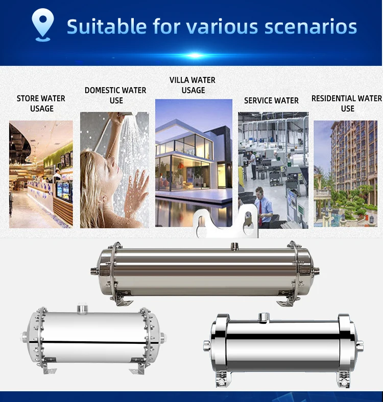 1000l Stainless Steel Wall Stand Uf Filter System Self-cleaning ...