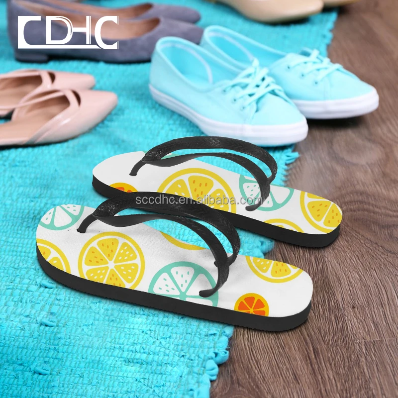 Factory Wholesales Sublimation Casual Beach Slippers For Kids Man Women ...