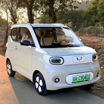 Wuling Miniev Hongguang Mini Ev Macaron 4 Seater Car Electric Fast Charge 2024 Wuling Mini For ...