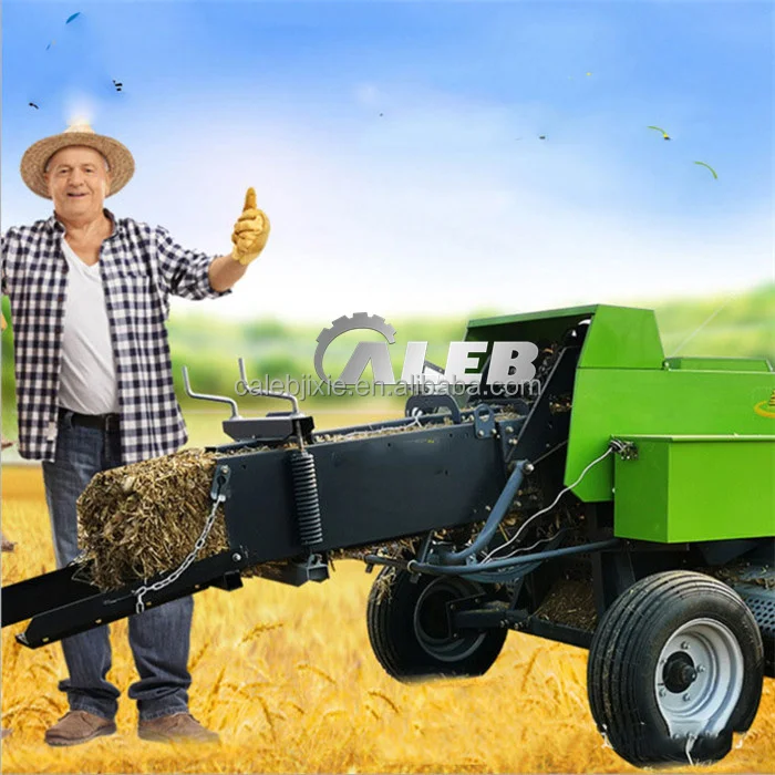 Fully Automatic Tractor Mounted Pto Dry Stalk Straw Baler Machine - Buy ...