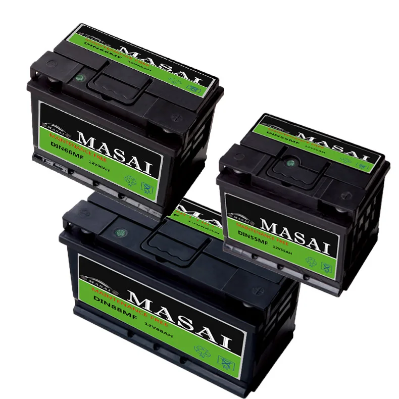 12 V 62ah Din62ah Sealed Maintenance Free Lead Acid Car Battery Korean ...