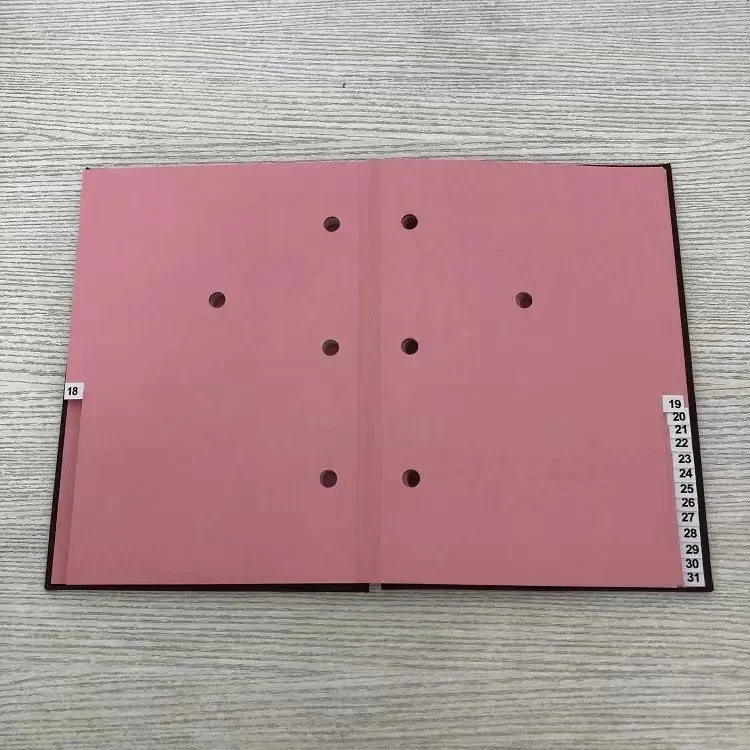 Office Custom Printed Inner Sheet Signature Book Meeting Pvc Hardcover ...