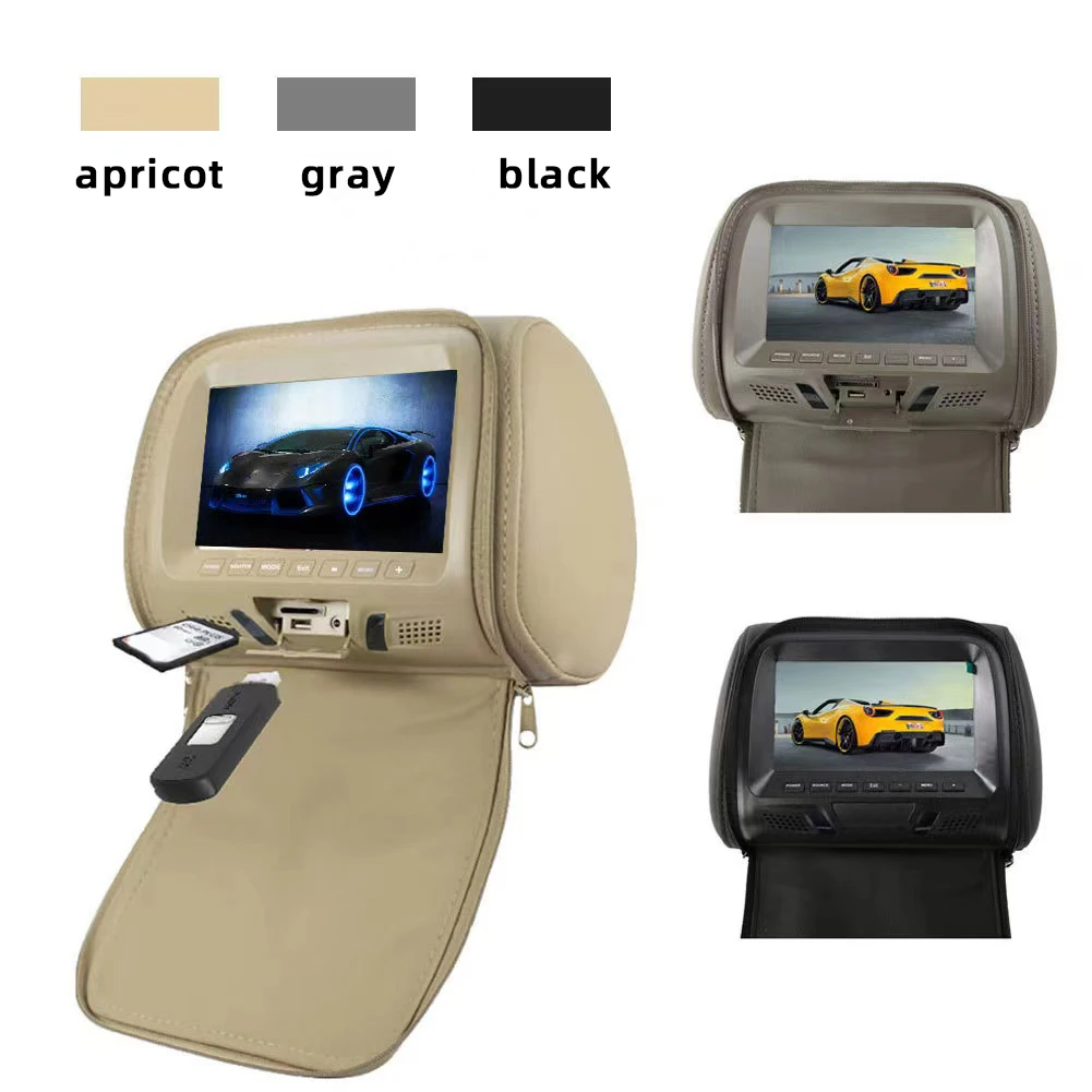7inch Car Seat Back Headrest Player Monitor Mp5/av Car Headrest With ...