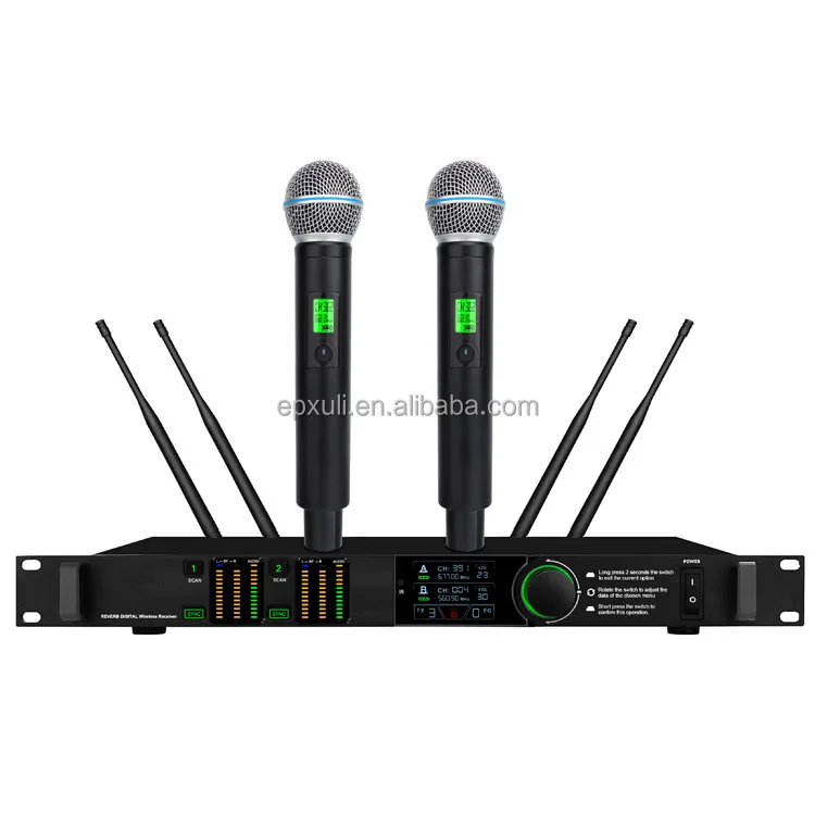TFT-200 Long Range UHF Wireless Microphone for Professional Stage