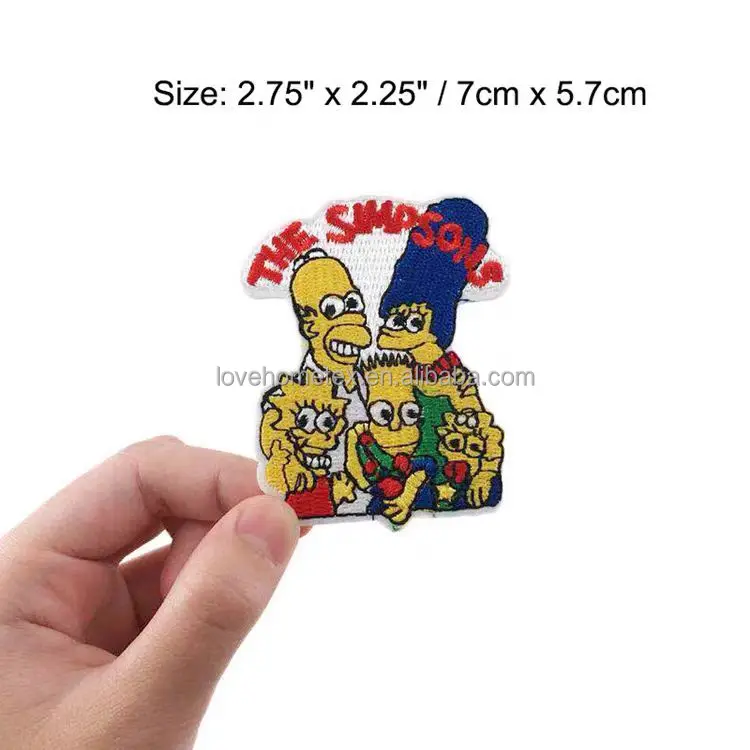 Homer Simpson Embroidered Patch - the Simpsons Barney Beer Patch