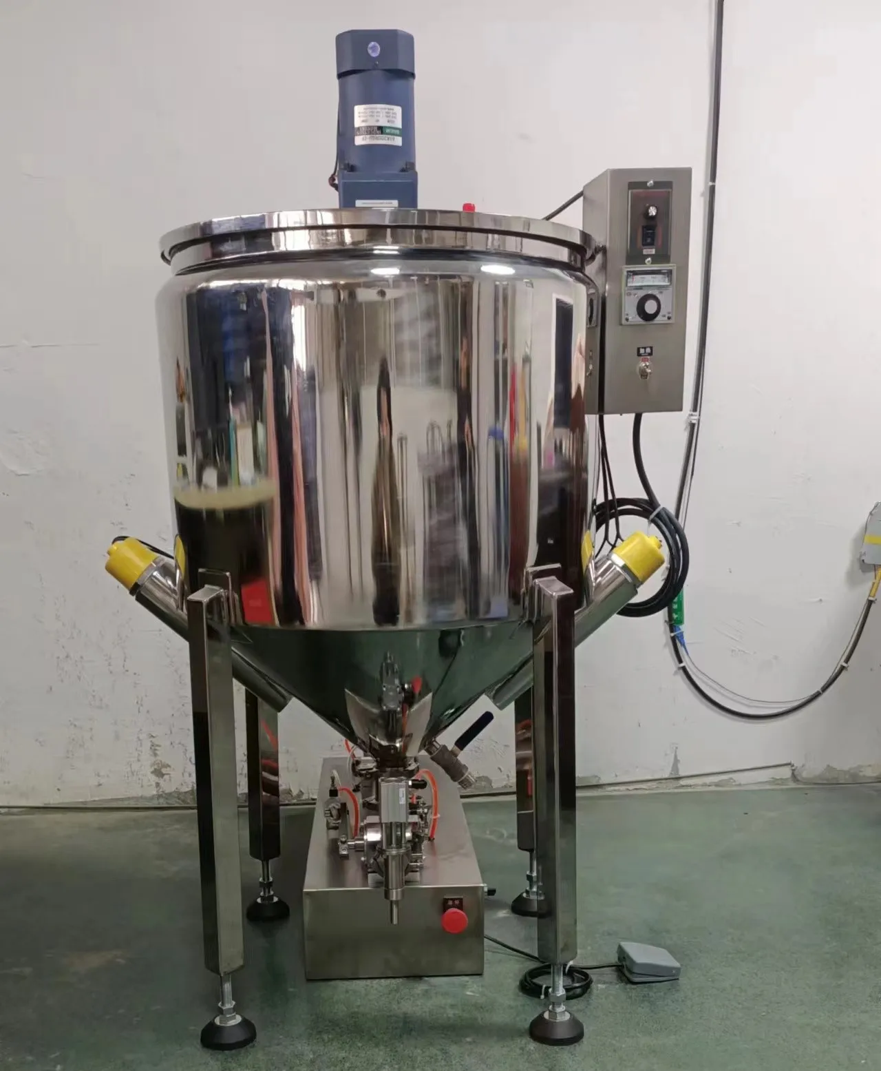 Small Stainless Steel Candle Pot Pump Filler - AOC Machine