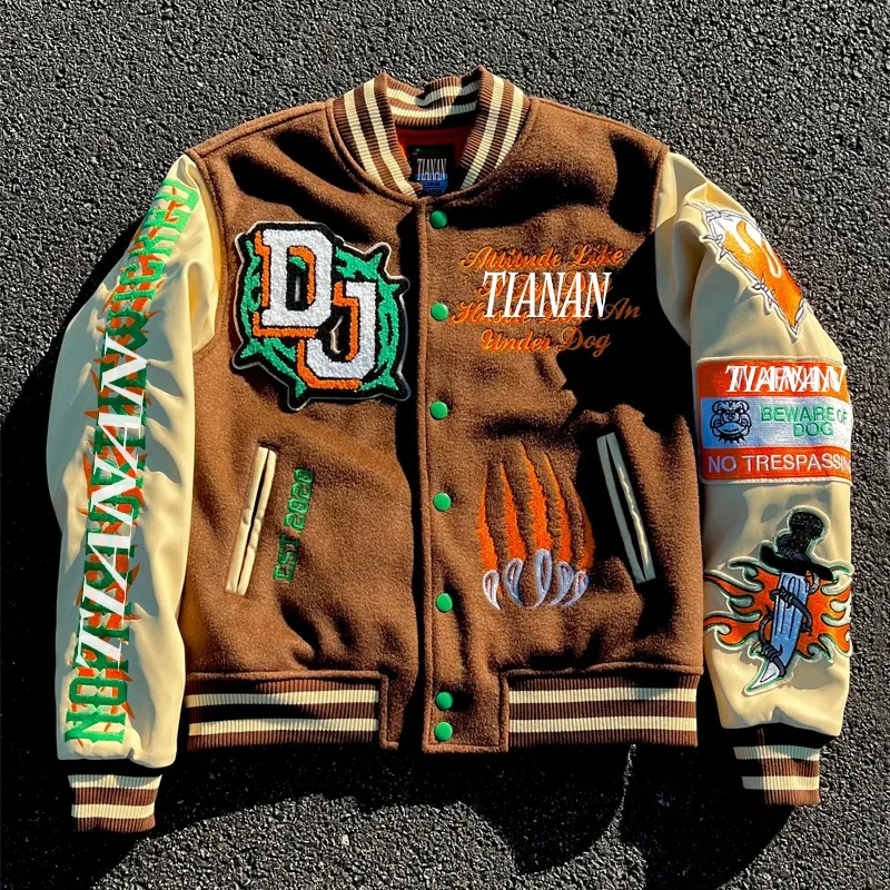 Wholesale Custom Letterman Varsity Jacket - Winter Style