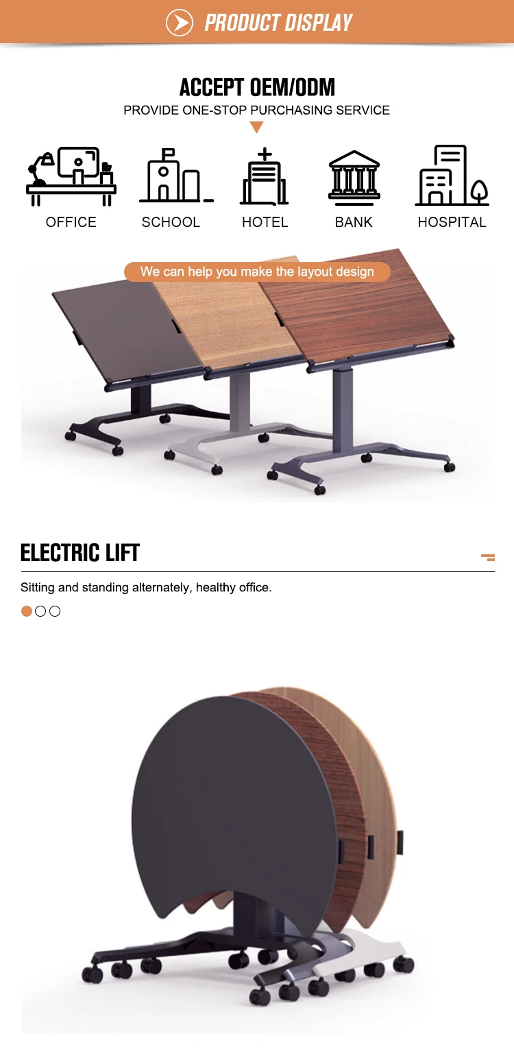 Height Adjustable Automatic up Down Pneumatic Standing Desk Lifting ...
