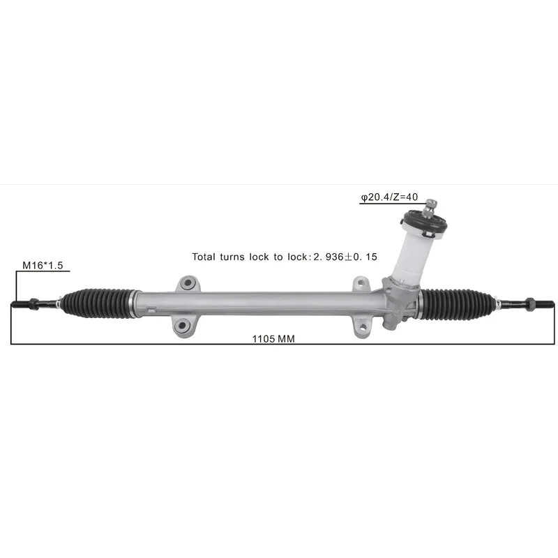 56500-3Q000 de dirección asistida engranaje Assy para Hyundai Sonata Yf ...