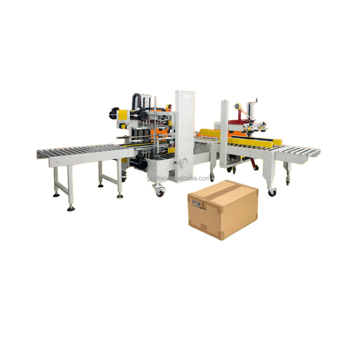 Semi Auto Tape Sealer Carton Sealing Packaging Machine Paper Box Case ...