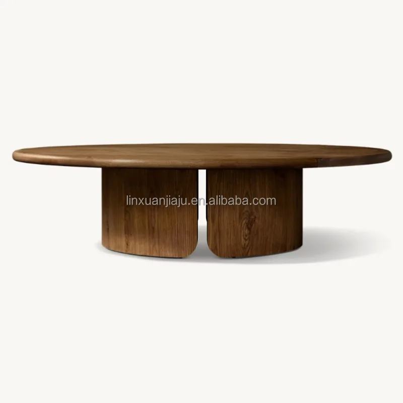 Living Room Modern Luxury Solid Wood Furniture Madero Rectangular Coffee Table Villa Hotel Can ...