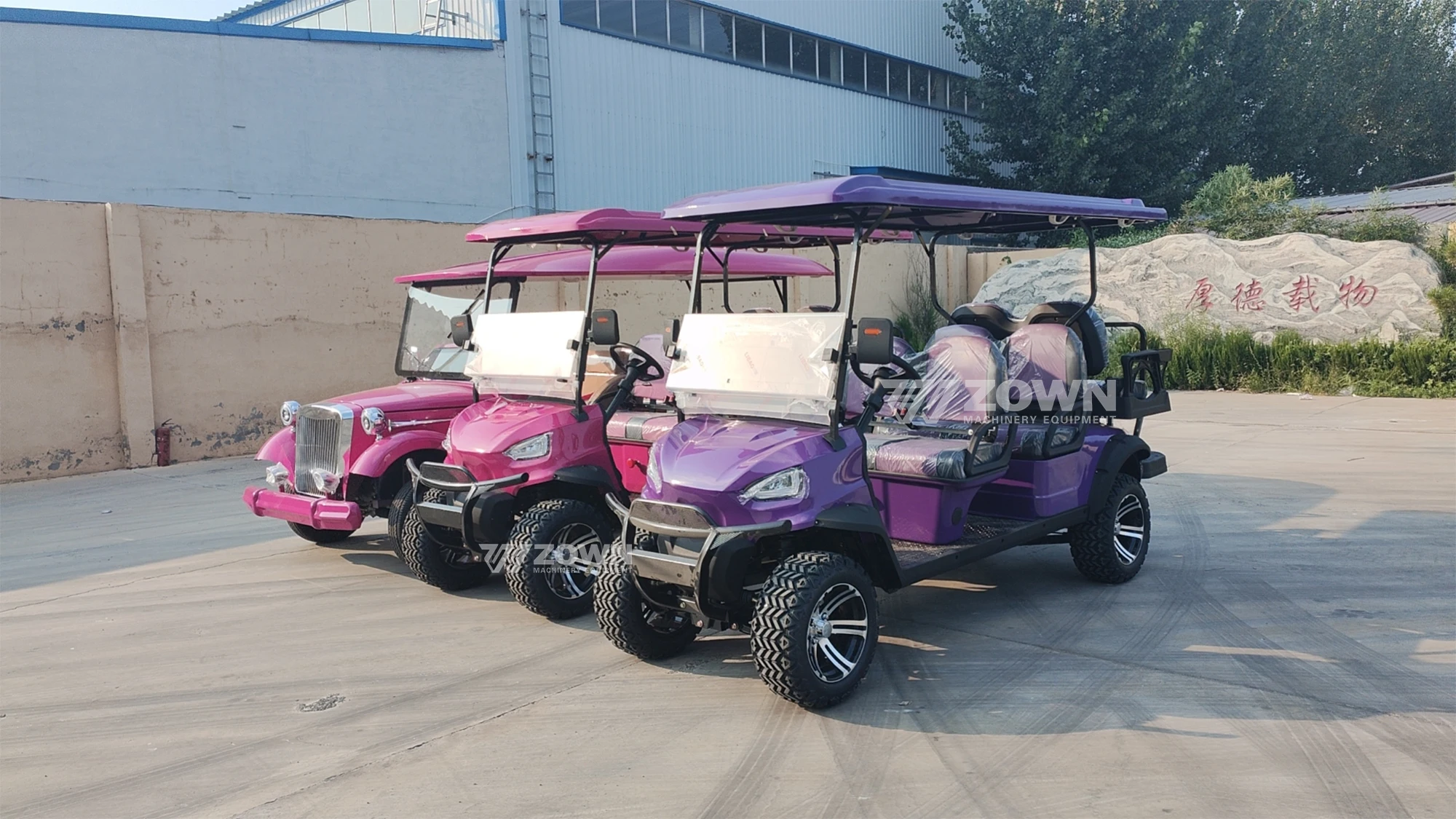 Luxury Golf Buggy with Lift Kit & Alloy Wheels - Factory Direct