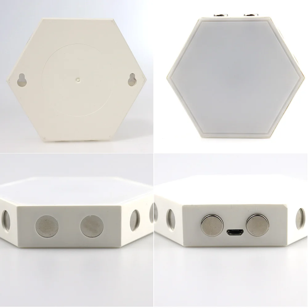 Rgb Hexagonal Light,6 Pack Honeycomb Modular Quantum Light Hexagonal ...
