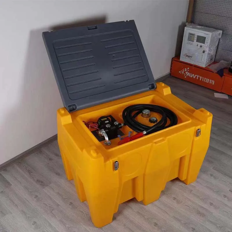 200L plastic mobile gas station portable preset gasoline diesel tank ...