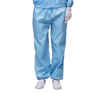 Antistatic Pants Esd Cleanroom Pants Polyester+conductive Pants For ...