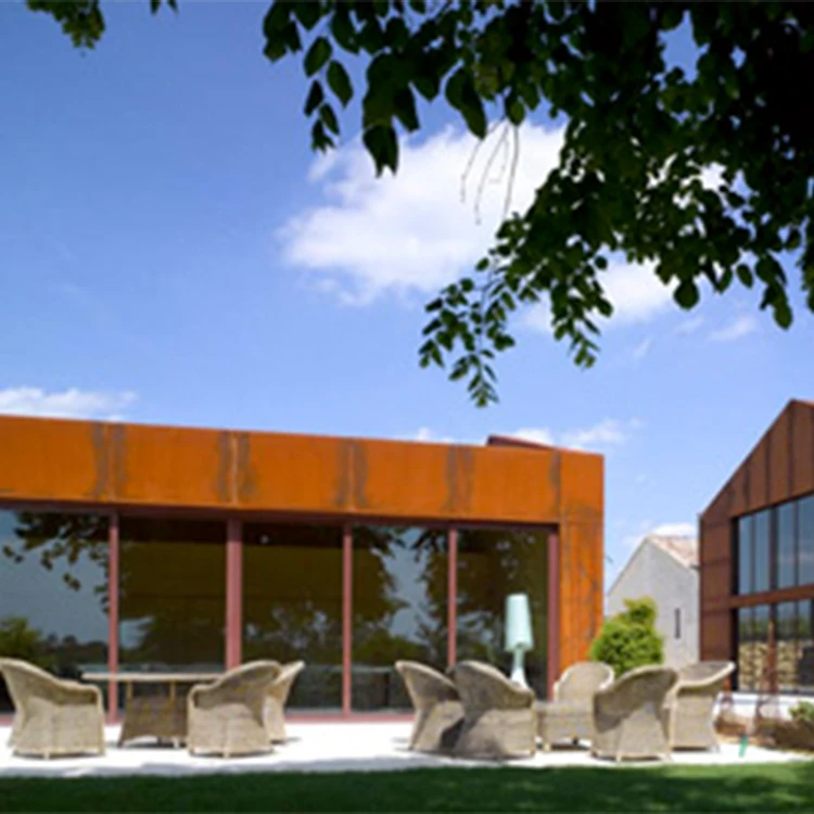 Rust Wall Cladding Steel Corten Steel Cladding Metal Curtain Wall - Buy ...