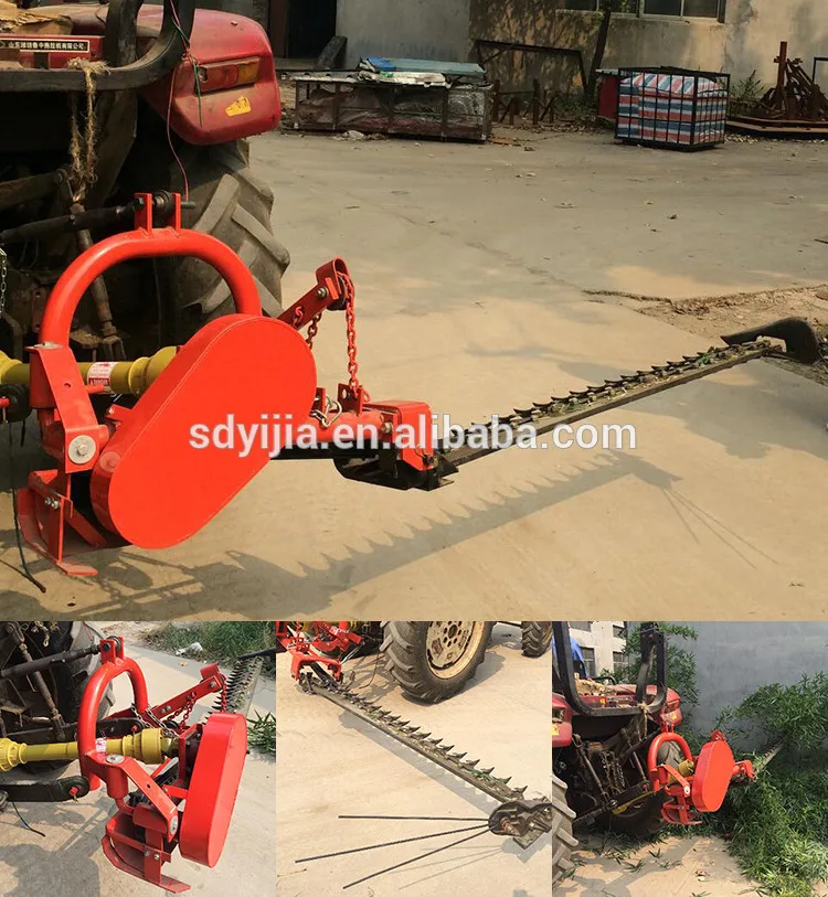 Tractor Mounted Sickle Bar Mower - 3 Point Hitch Grass Cutting Machine ...