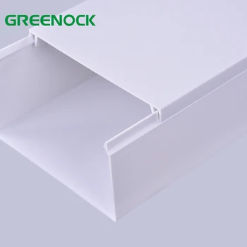 Large Pvc Trunking 100x50mm Plastic Cable Duct Extruded Plastic Channel ...