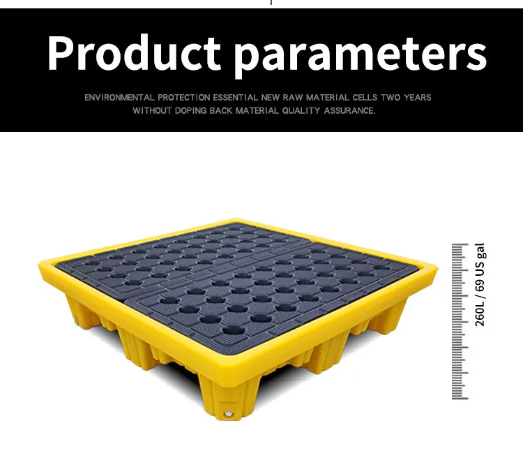100% Polyethylene 100% Polyethylene Secondary Containment Tray Plus ...