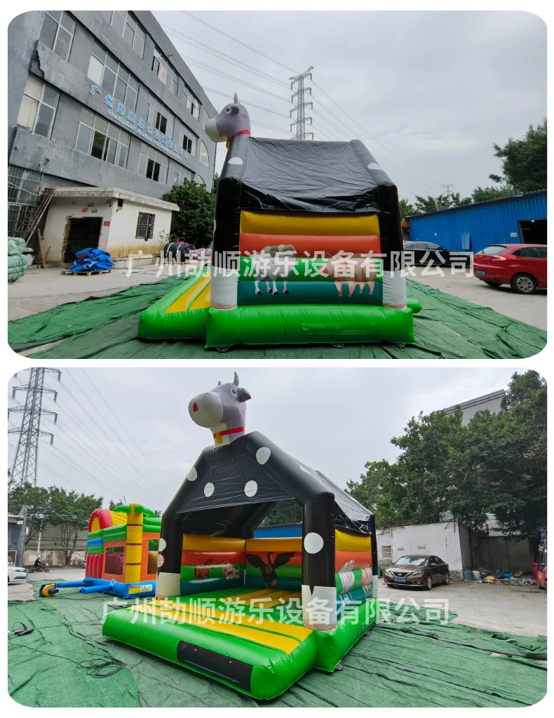 High Quality Castillo Inflatable Cow Bouncer Kids Inflatable Bounce ...
