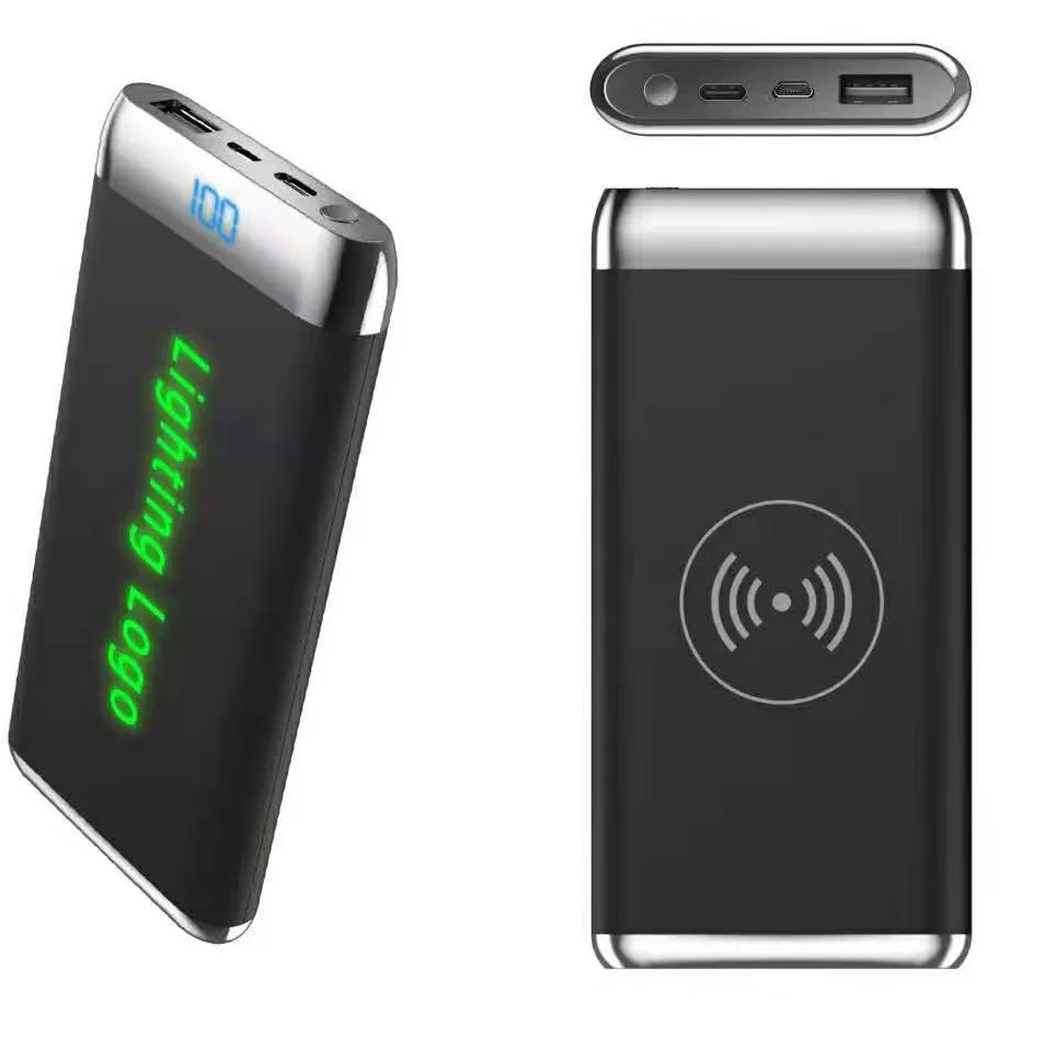 Design Logo with USB Ports - Fast Charge Portable Power Bank